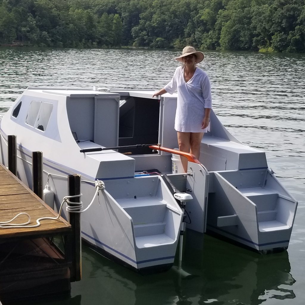 Islander Catamaran launched | RogerMann.org